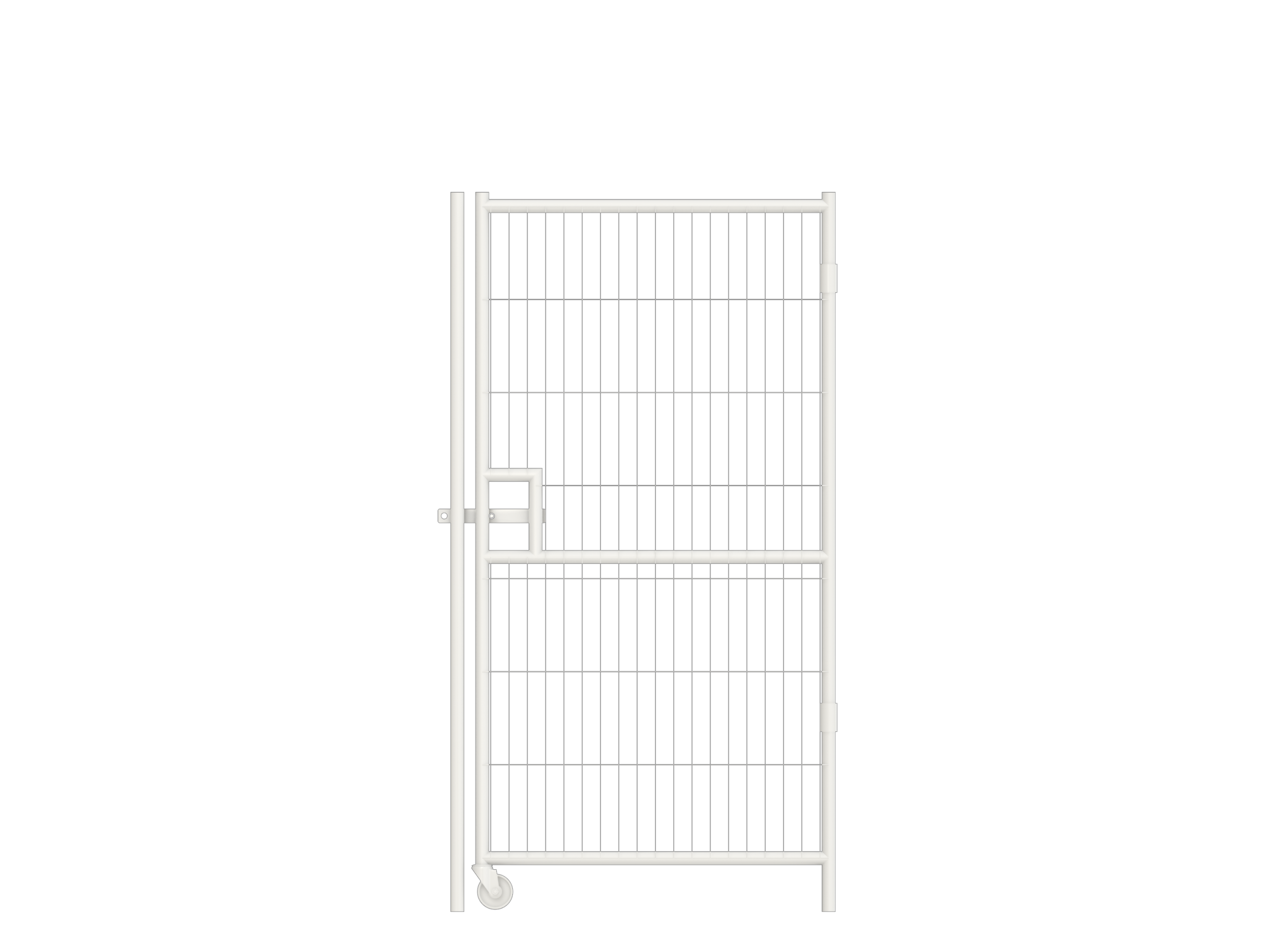 Water Filled Barrier Pedestrian Gates | Mesh Site Access Gates UK